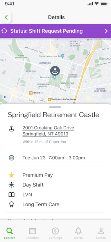 How do I request and bid on a shift? - FAQ for Professionals